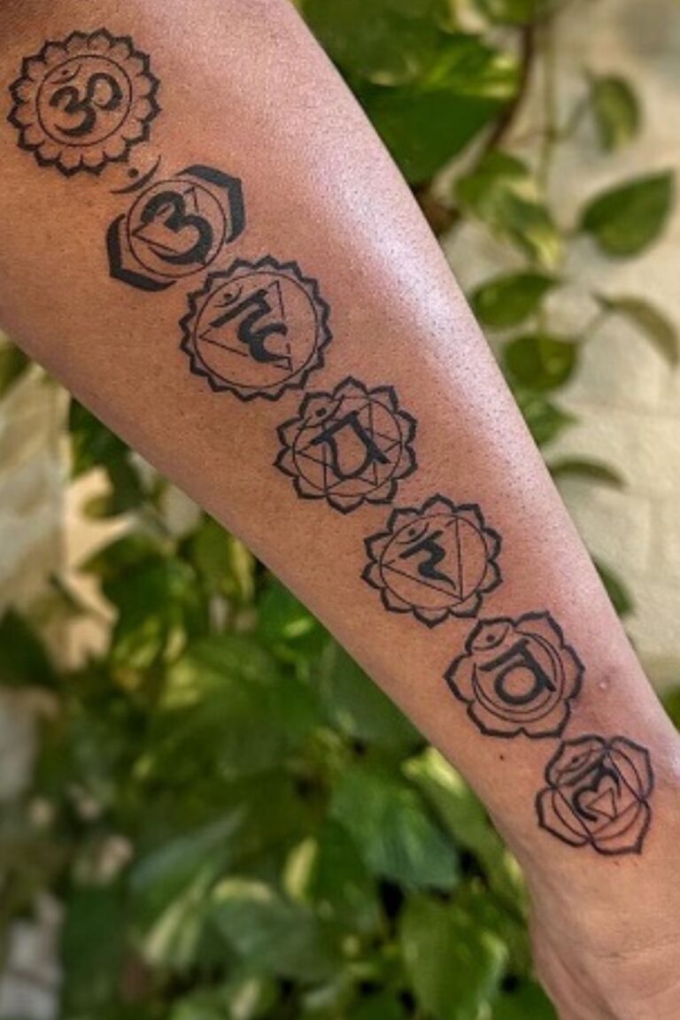 Exploring 7 Chakras Tattoo Design Meanings for Spiritual Enlightenment
